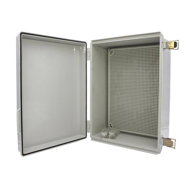 Lukyamzn 5.5 in. D x 7.5 in. W x 11.4 in. H Plastic Gray Enclosure ...