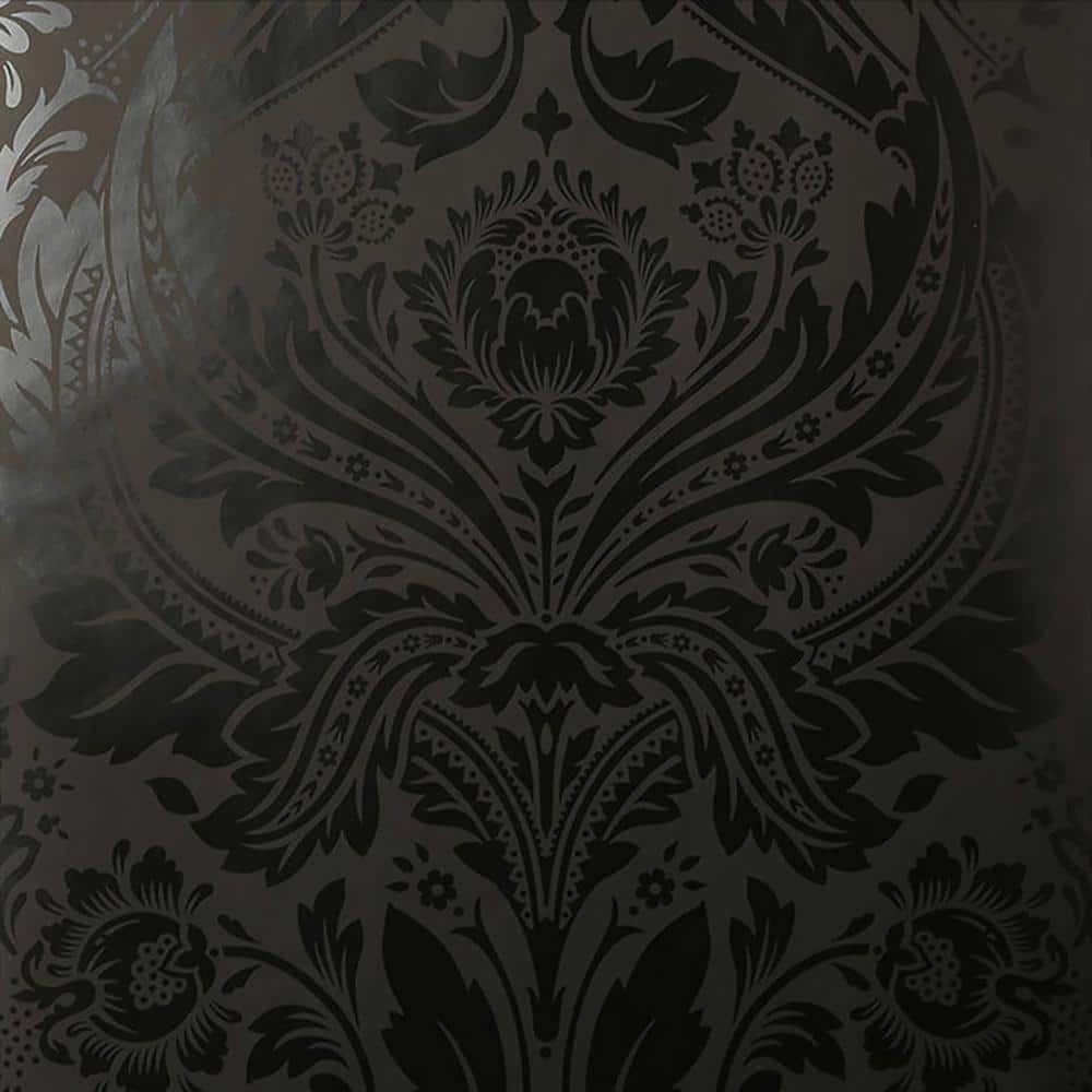 Graham & Brown Desire Black Removable Wallpaper 103431 - The Home Depot