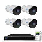 GW Security 8-Channel 5MP 1TB NVR Security Camera System with 4 Wired ...
