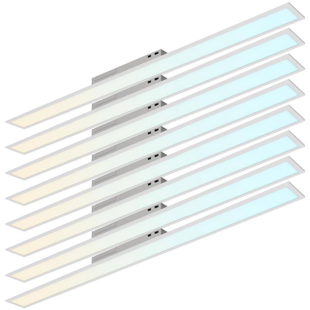 LUXRITE 6 x 6 ft. Integrated LED Recessed Backlit Panel 40W/50W/60W ...