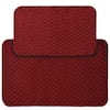 Garland Rug Town Square Chili Red 2 ft. x 3 ft. 4 in. 2-Piece Rug Set ...