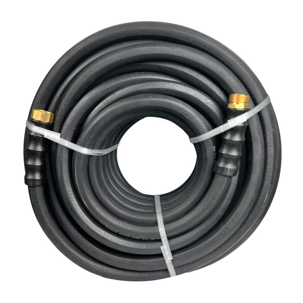 IMPULSE Impulse 3/4 in. x 100 ft. Commercial Grade Rubber Water Hose IMPRB34100 - The Home Depot