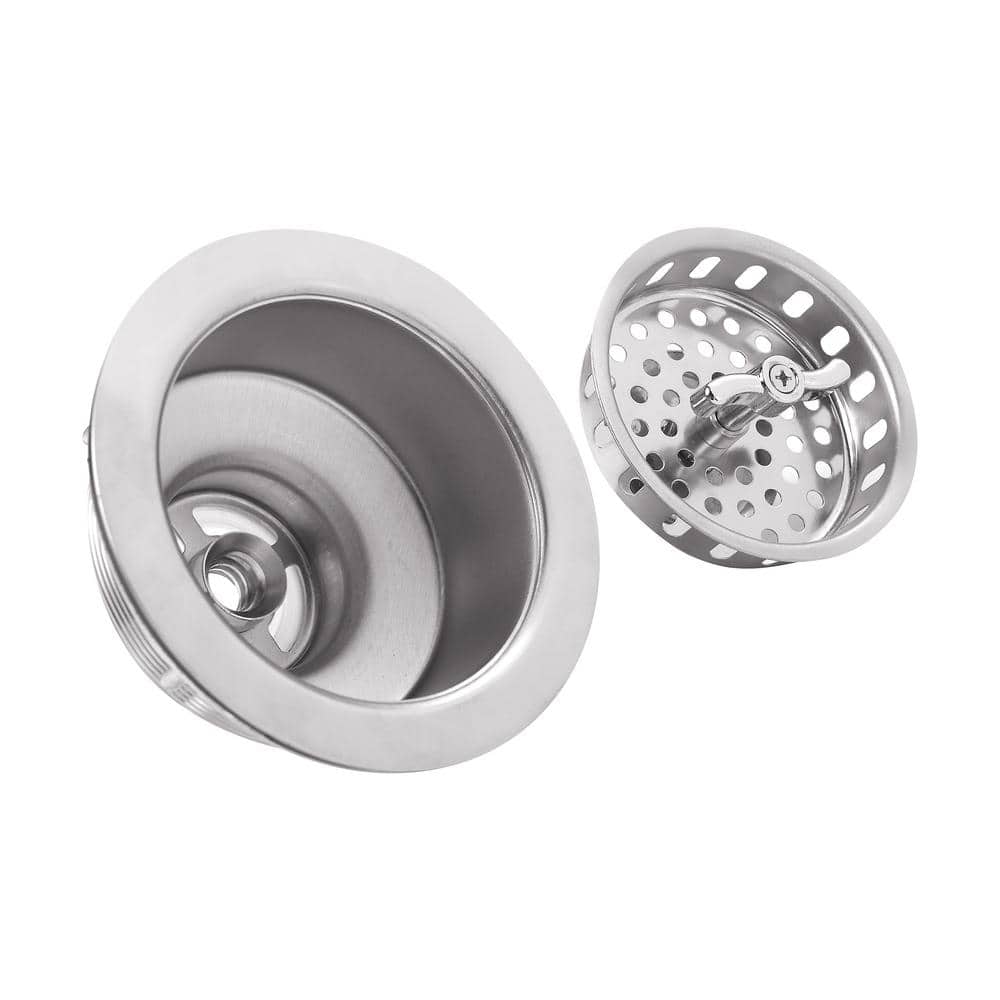 CHESHIRE 3-1/2 in. Heavy Duty 100% Stainless Steel Twist Lock Strainer ...