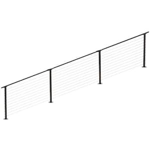 CityPost 16 ft. Stair Cable Railing in Bronze CP-16-BR-S - The Home Depot