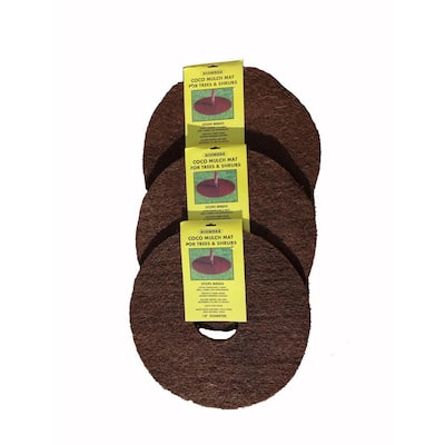 Brown Coco Fiber - Wood Edging - Landscape Edging - The Home Depot