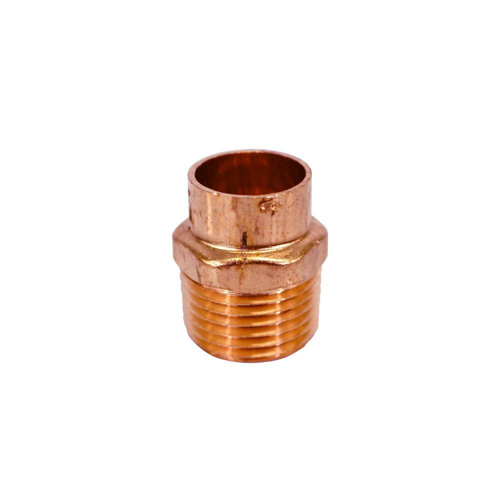 CMI inc 1/2 in. Copper Cup x MIP Male Adapter (25-Pack) 330293 - The ...