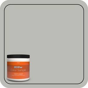 BEHR ULTRA 1 gal. #N380-3 Weathered Moss Flat Exterior Paint & Primer ...