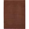Unique Loom Solid Shag Chocolate Brown 9 ft. x 12 ft. Area Rug 3136090 ...