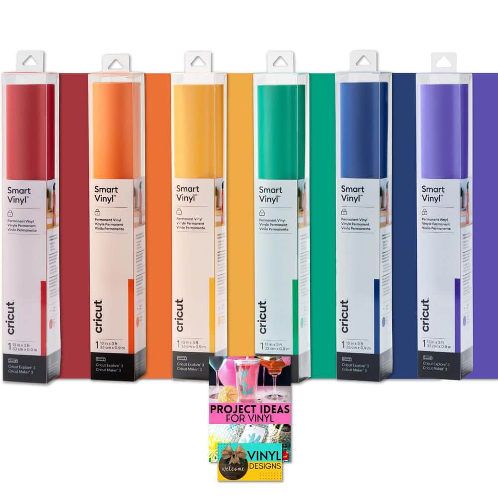 Cricut Smart Rainbow Vinyl Cutting Machine Accessories Bundle with ...