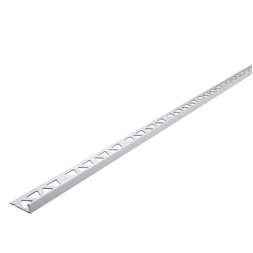 M-D Building Products Bright Clear 1.13 in. W x 96 in. L Aluminum 3/8 ...