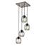 Edvivi Triscot 5-Light Modern Farmhouse Gray Wood Cluster Kitchen ...