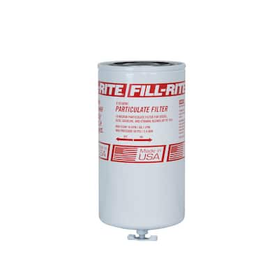 FILL-RITE 1 in.18 GPM 10 Micron Particulate Spin On Fuel Filter ...