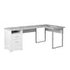 White Computer Desk HD7258 - The Home Depot