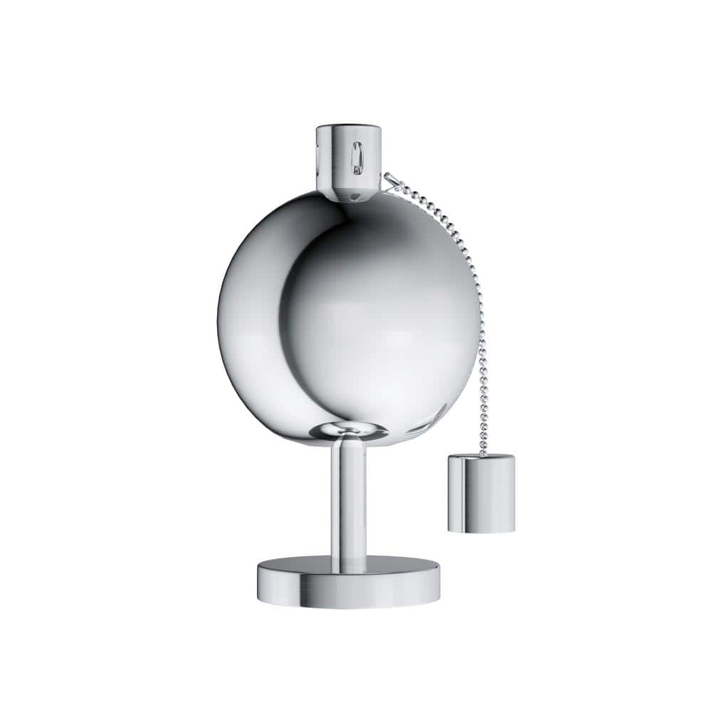 Pure Garden 10 in. Stainless Steel Tabletop Torch Lamp HW1500025 - The ...