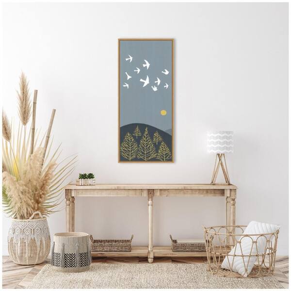 Kate and Laurel Sylvie "Hilltop Flight Linocut Bird" by Giuliana ...