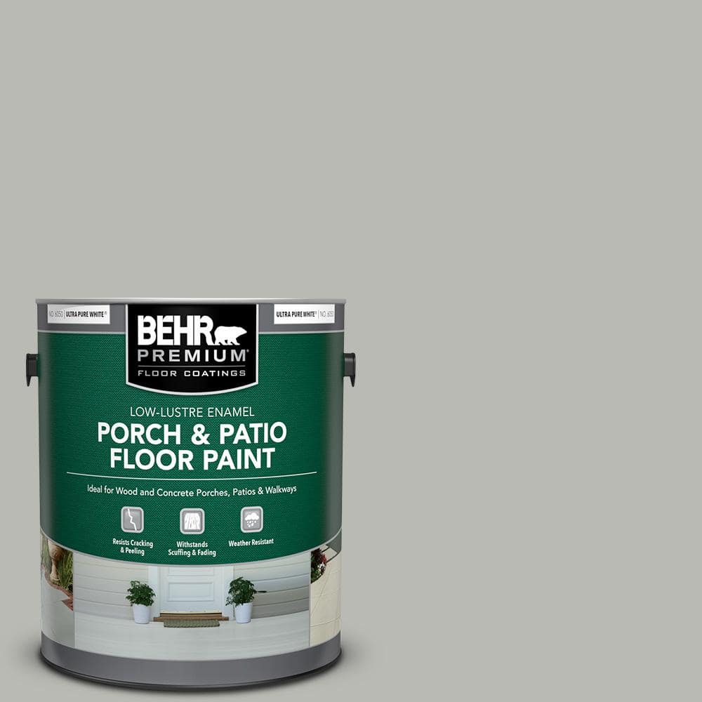 BEHR PREMIUM 1 gal. #PPU18-11 Classic Silver Low-Lustre Enamel Interior ...