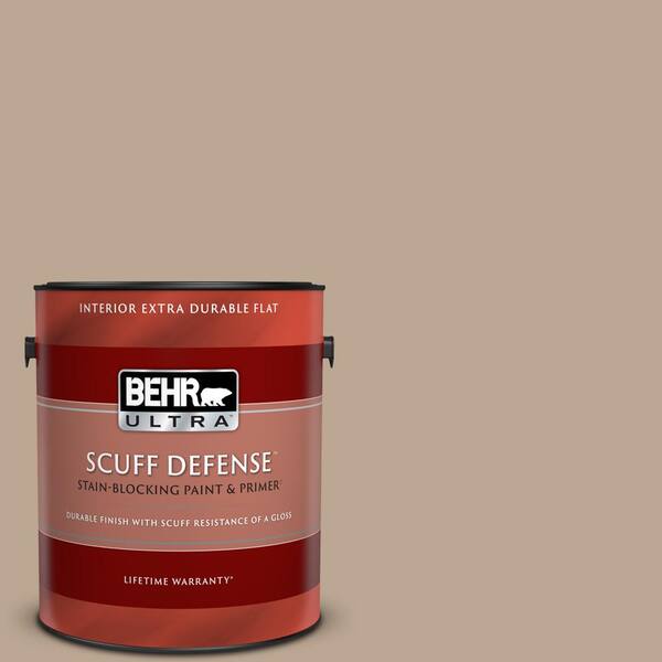 BEHR ULTRA 1 gal. #700D-4 Brown Teepee Extra Durable Flat Interior ...