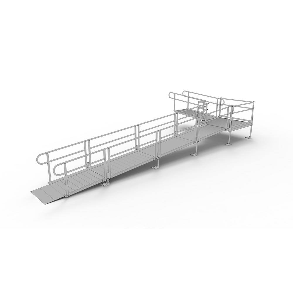 Reviews for EZ-ACCESS PATHWAY 28 ft. L-Shaped Aluminum Wheelchair Ramp ...
