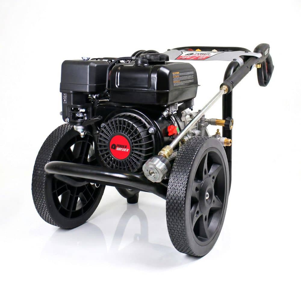 Powerwasher 3400 PSI 2.5 GPM Gas Pressure Washer, 5 in 1 Nozzle, Soap ...