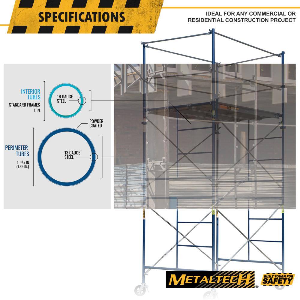 Saferstack 2-Level Rolling Scaffold Tower Set with Philippines | Ubuy