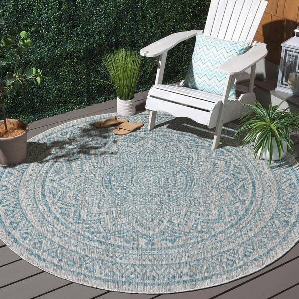 9' Round - Round - Outdoor Rugs - The Home Depot