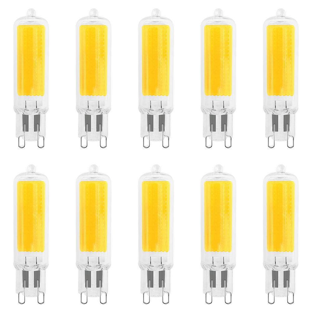 LUXRITE 50-Watt T4 G9 Halogen Equivalent G9 LED Bulb Dimmable 4.5-Watt ...