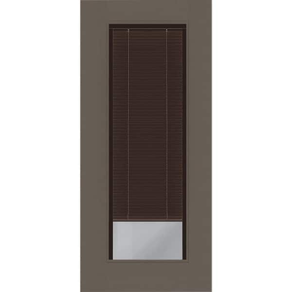 Steves & Sons Legacy 30 in. x 80 in. Universal Handing Full-Lite Clear ...