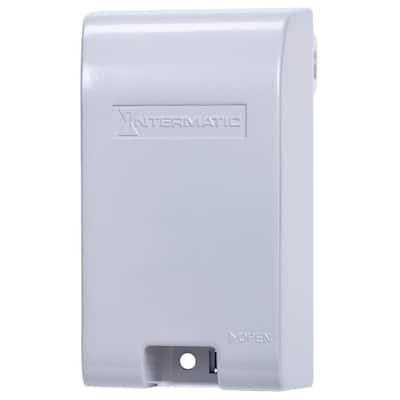 Intermatic 2-Gang Metal Extra-Duty In-Use Electrical Outlet Cover ...