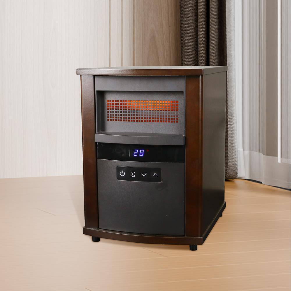 Jushua 1500W Infrared Space Heater for Quick and Even Heating in Large ...