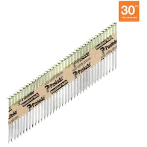Paslode 3-1/4 in. x 0.131-Gauge 30-Degree Brite Smooth Shank Paper Tape Framing Nails (2500 per ...