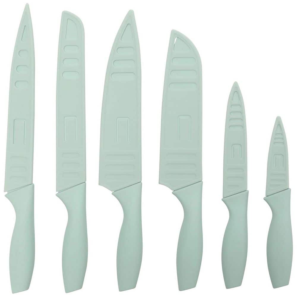 Gibson Home Nonstick Stainless Steel 12 Piece Cutlery Set in Turquoise ...