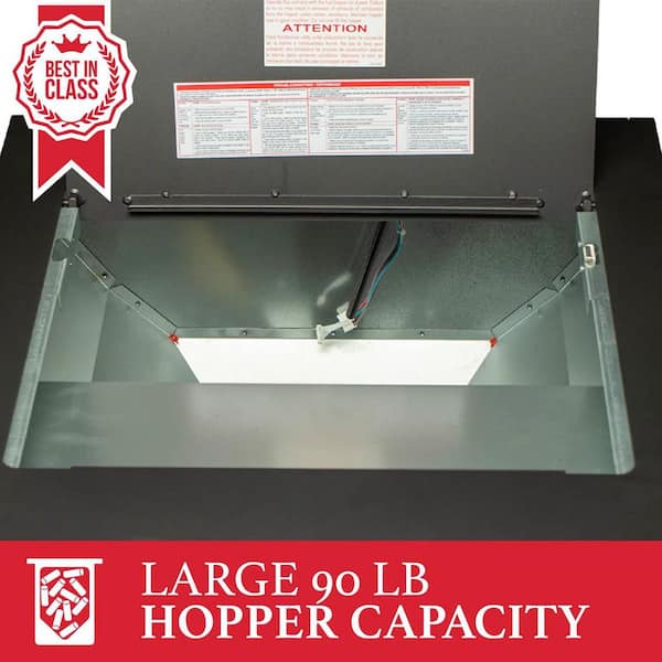 Ashley Hearth Products Ashley 2200 sq. ft. Pedestal Pellet Stove 90 LB ...