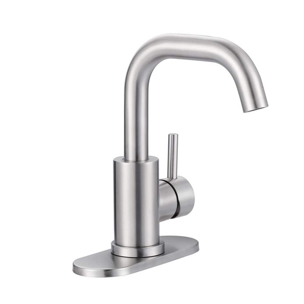 ALEASHA Single Handle Bar Faucet-360° Swivel for Prep Sink or Wet Bar ...