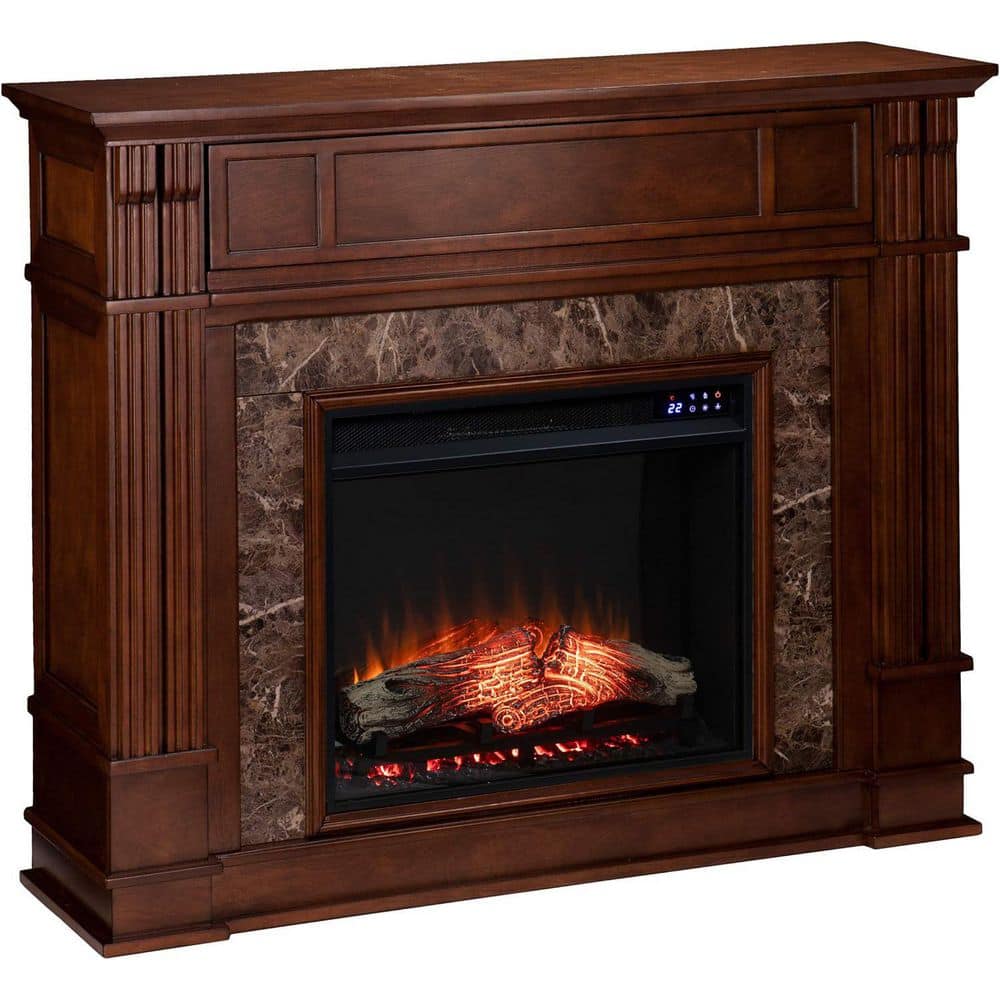 HOME IMPORTS EMPORIUM 48 in. Freestanding Stone Smart Electric ...