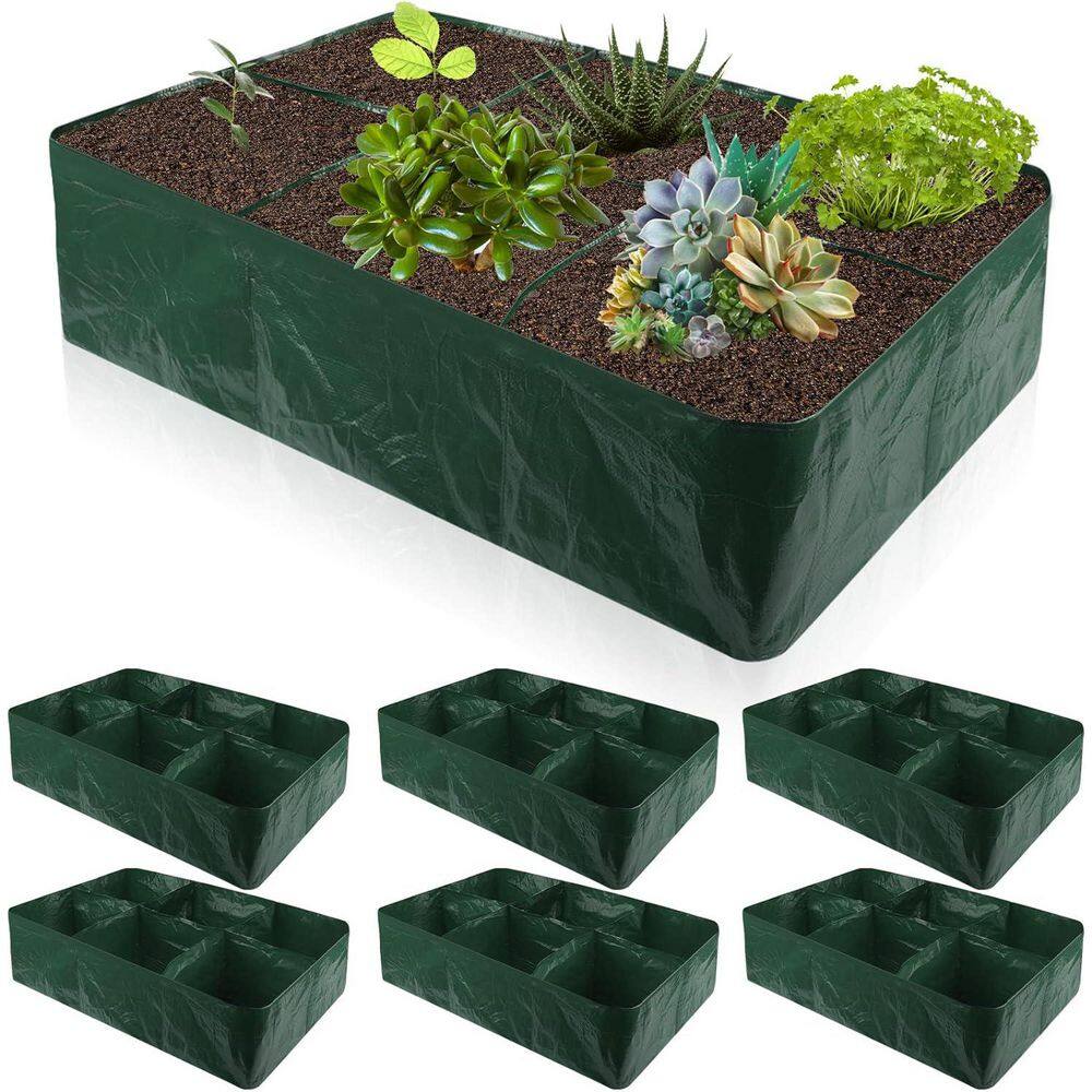 Oyezvary 35. 4in L x 23. 6in W x 10in H Green Metal Raised Garden Beds ...