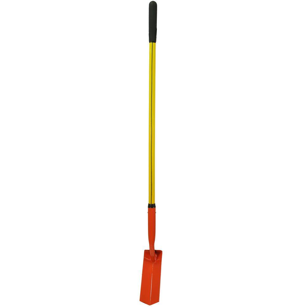 Nupla 48 in. Classic Fiberglass Trenching Shovel with Heavy Duty V-Type ...