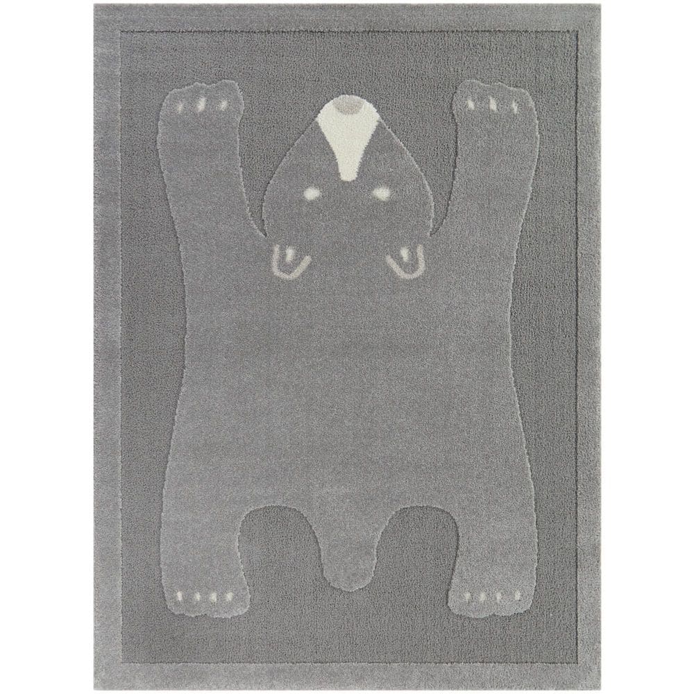 BALTA Barry Grey 5 ft. 3 in. x 7 ft. Animal Print Area Rug 3101435 ...