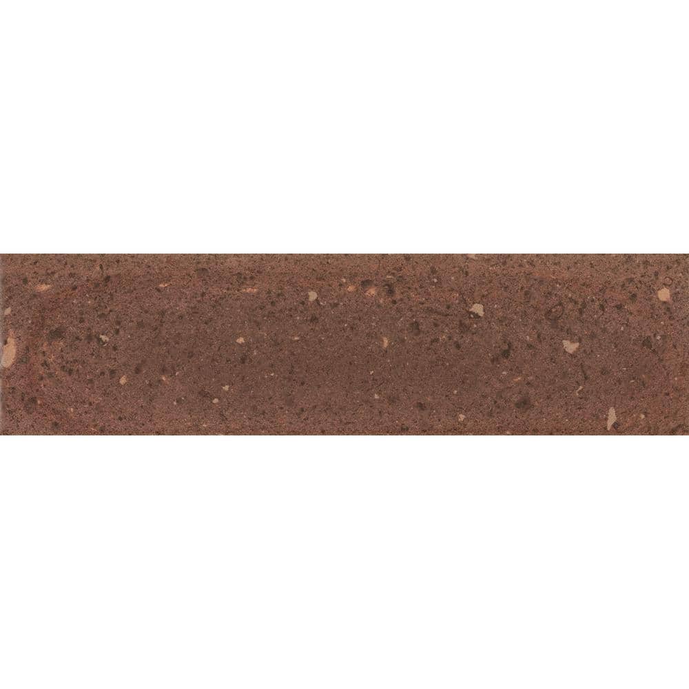 ELIANE Brick Art Town Marsala MA 3 in. x 10 in. Glazed Ceramic Floor ...