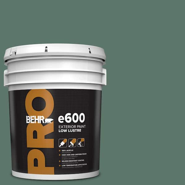 BEHR PRO 5 gal. #S420-6 Pine Brook Low Luster Exterior Paint PR62305 ...