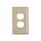 Commercial Electric 1.2-Watt Single Head Integrated LED Gray Emergency ...