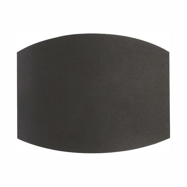 Danorum Collection 1-Light Black Outdoor Integrated LED Wall Lantern ...