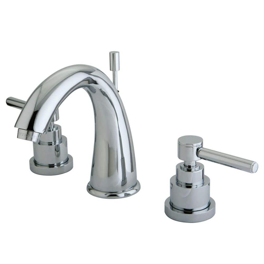 Kingston Brass Elinvar 8 in. Widespread 2-Handle Bathroom Faucets with ...