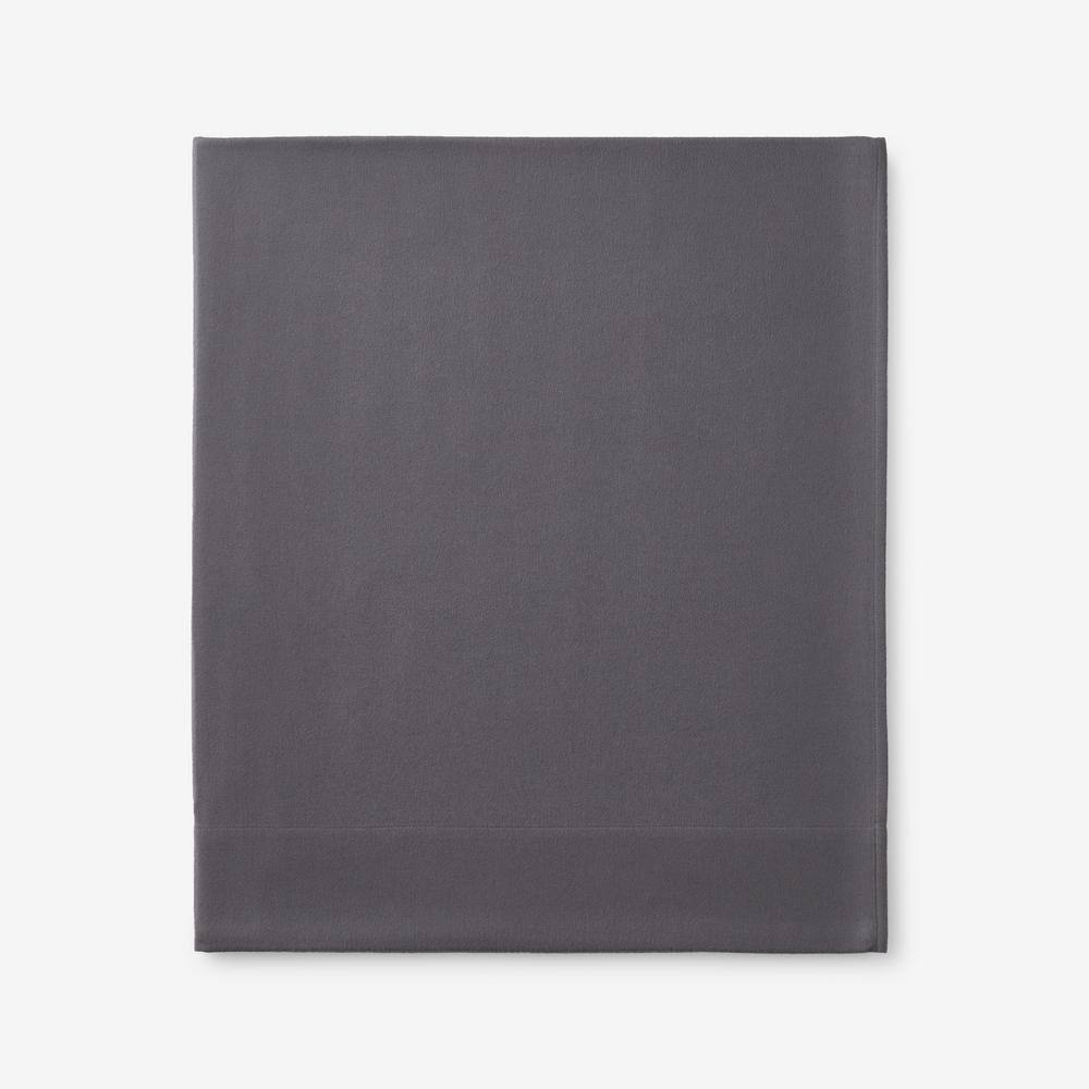 The Company Store Legends Hotel Stone Gray Velvet Flannel Twin/Twin XL ...