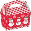 Amscan 6.25 in. x 6 in. x 3.75 in. Snowman Gable Box (5-Count, 3-Pack ...