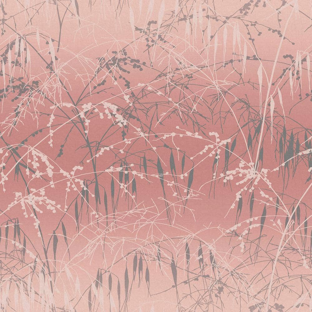 Graham & Brown Clarissa Hulse Meadow Grass Shell and Pewter Wallpaper ...