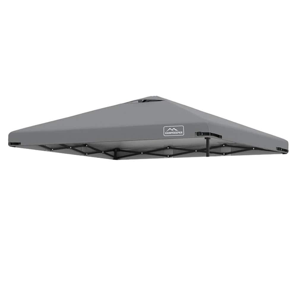 Sudzendf Gray 10 ft. x 10 ft. Pop Up Canopy Tent Top Replacement Cover ...