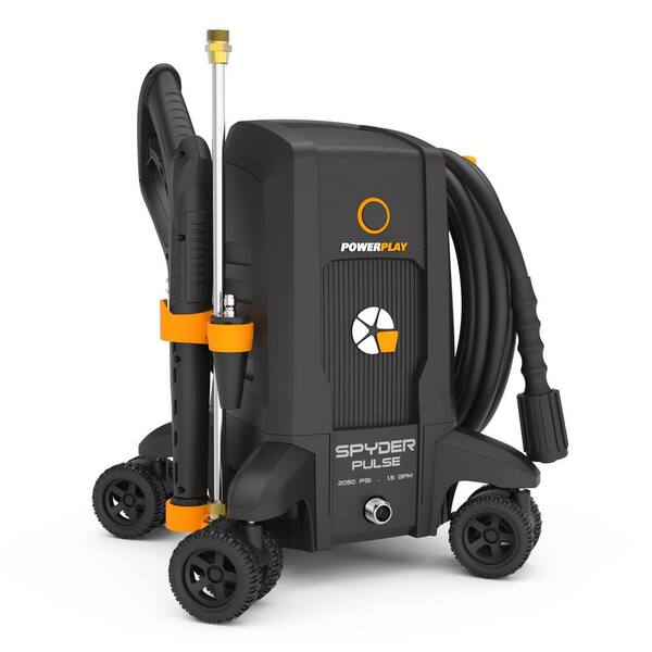 Powerplay Spyder Pulse 2050 PSI 1.5 GPM 13 Amp Cold Water Electric Pressure Washer with 1000 ml High Pressure Foam Cannon SPY2050X The Home Depot