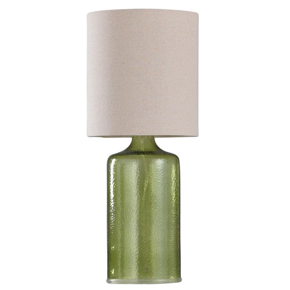 StyleCraft 21.5 in. Green Outdoor Table Lamp L23568DS - The Home Depot