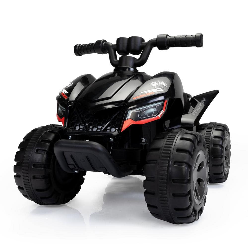 Siavonce Kids Ride-on ATV, 6V Battery Powered Electric Quad Car with ...