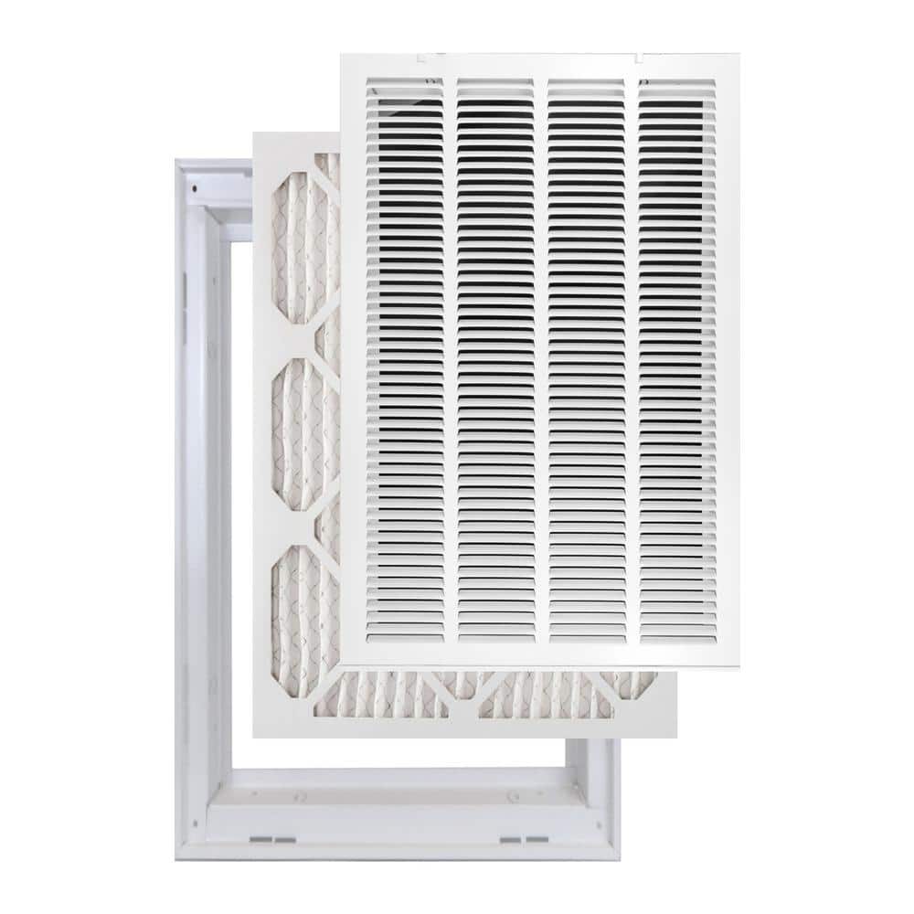 Venti Air 20 in. x 30 in. High Return Air Filter Grille with MERV 11 ...